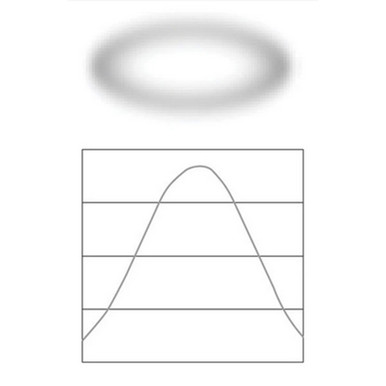 ETC SELRM-9-5 D60 Medium Round Diffuser in Frame, Silver - GoKnight