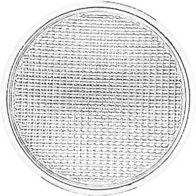ETC SELOW-7.5-5 Diffuser 7.5" Wide Oval 75° (in frame)-Silver, for D40 ...