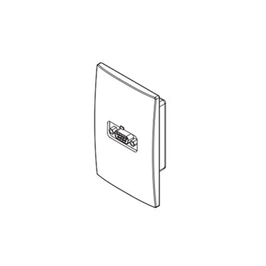 ETC UH1AV Unison Heritage 1-Gang RS232 Serial Interface Faceplate - GoKnight