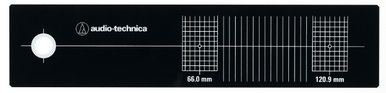 Audio-Technica AT-CAP1 Cartridge Alignment Protractor - GoKnight