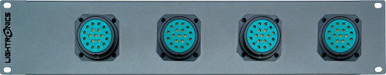 Lightronics PX406 Dimmer Rack Rear Panel 19" Rack Mount, 2 Space, 24 ...