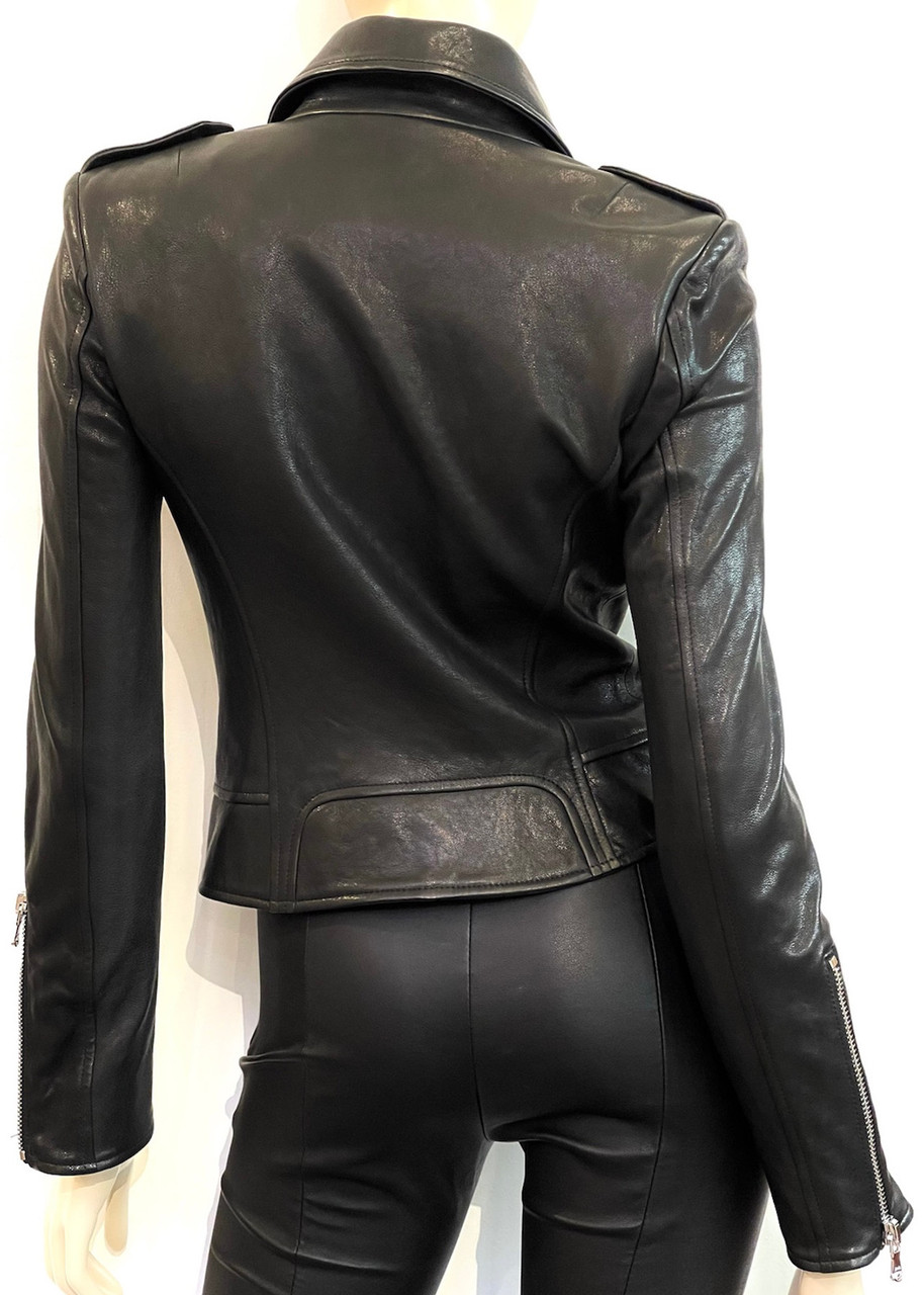 Susan Bender Everyday Biker Jacket in Black Leather