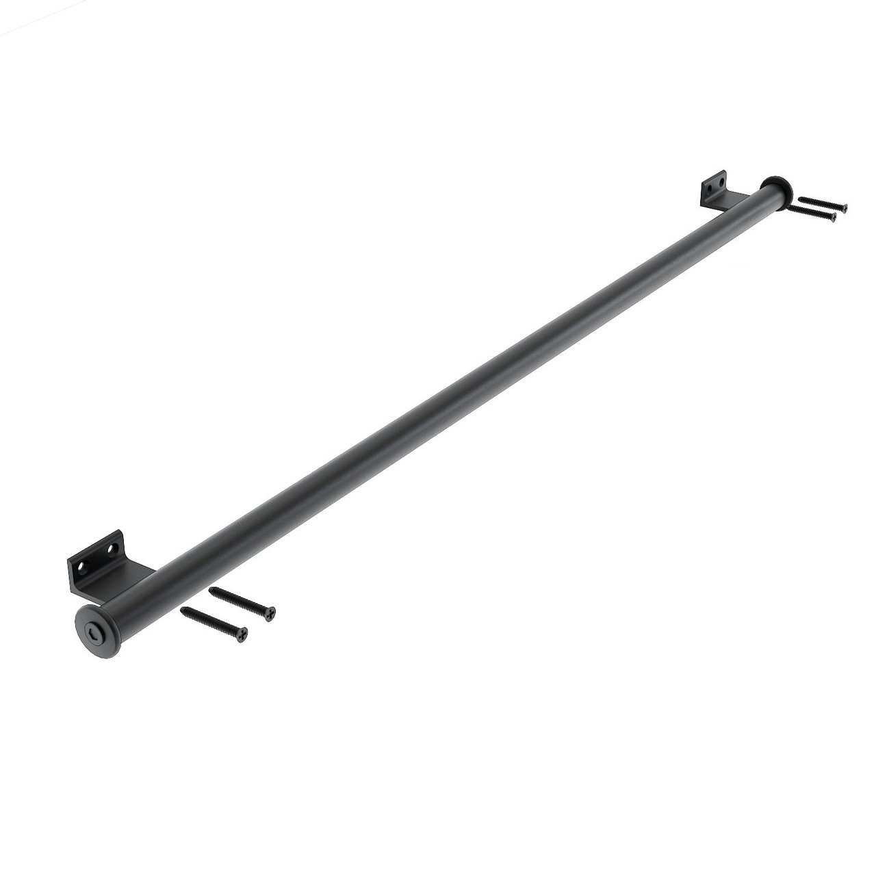 Quiet Glide Track Kit, 3ft, Use with Double Roller, Includes Horizontal ...