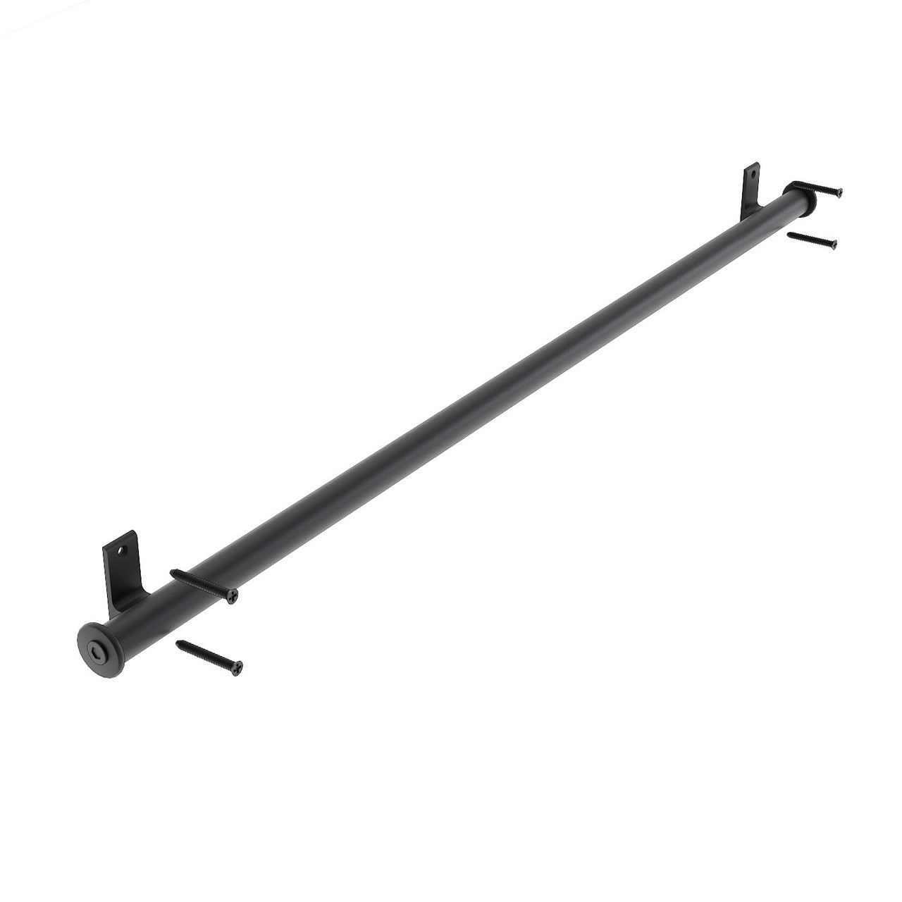 Quiet Glide Track Kit, 3ft, Use with Double Roller, Includes Vertical ...