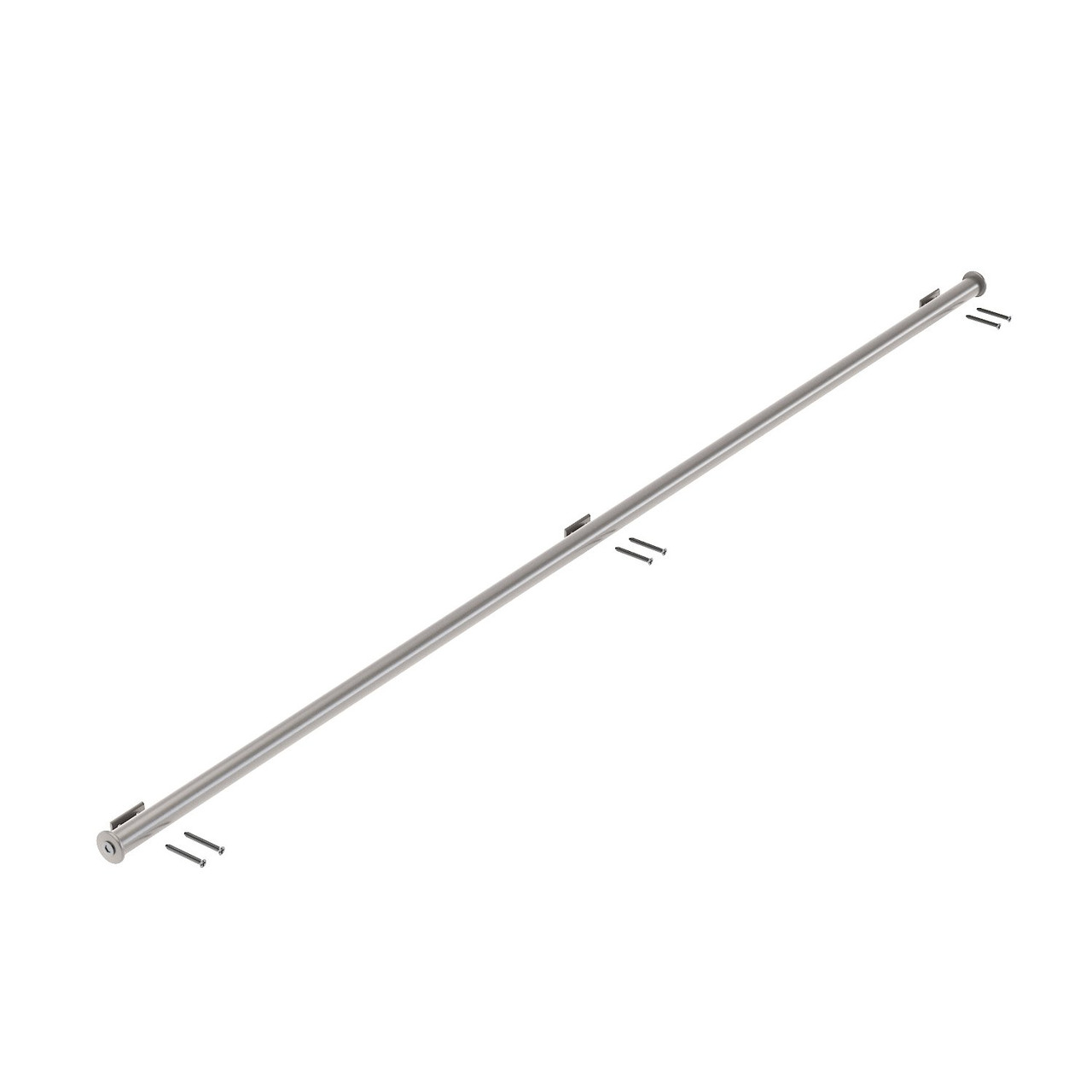 Quiet Glide Track Kit, 6ft, Use with Single Roller, Includes Horizontal ...