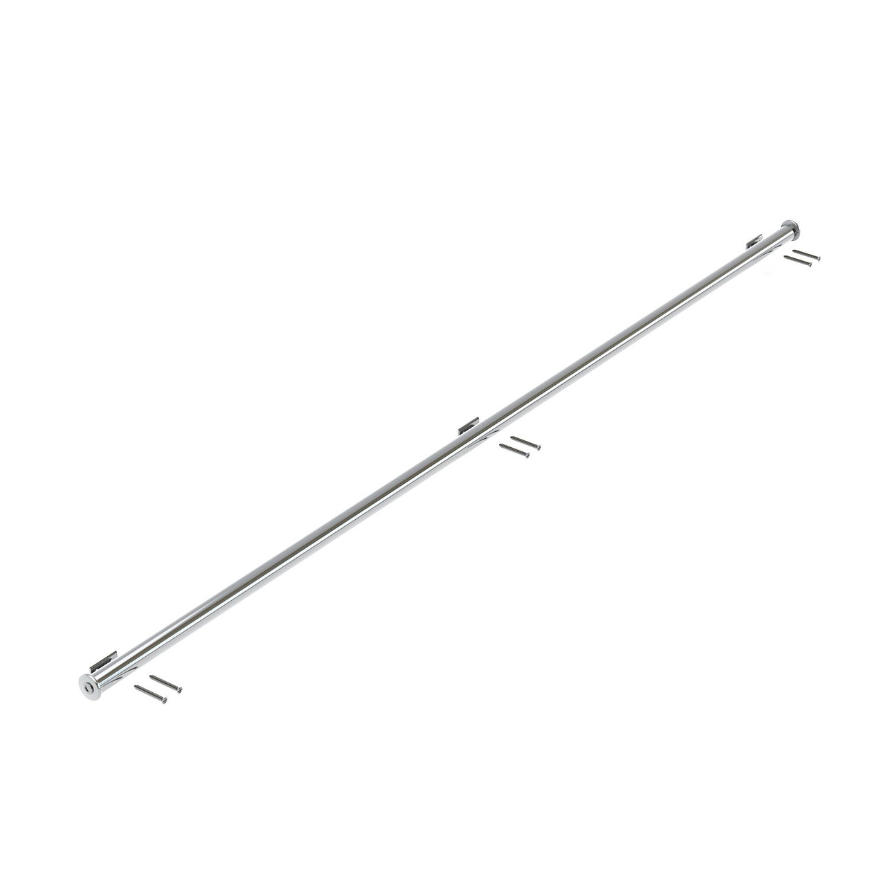 Quiet Glide Track Kit, 6ft, Use with Single Roller, Includes Horizontal ...