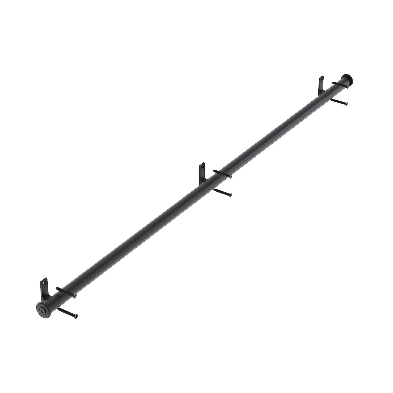 Quiet Glide Track Kit, 4ft, Use with Single Roller, Includes Vertical ...