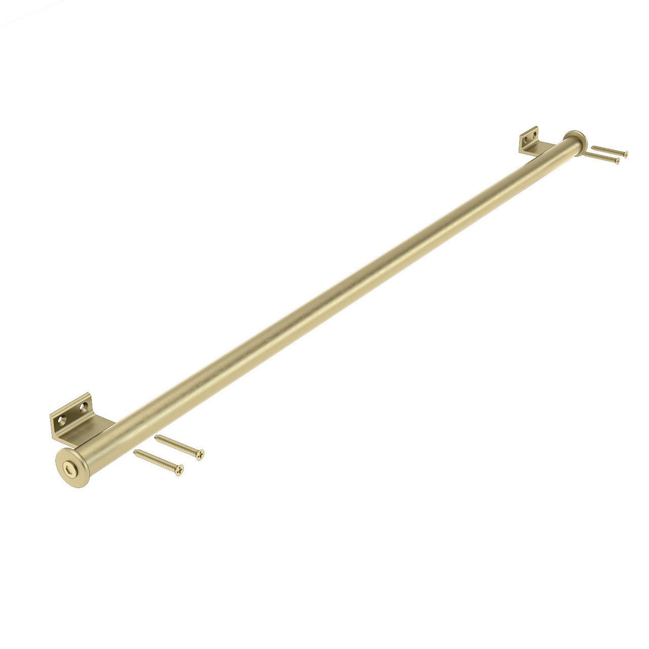 Quiet Glide Track Kit, 3ft, Use with Double Roller, Includes Horizontal ...