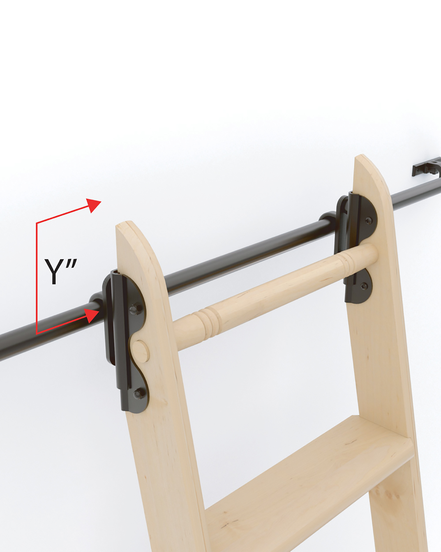 Space Requirements for a Rolling Library Ladder - Putnam Rolling Ladder