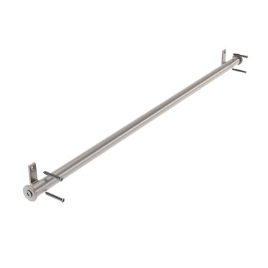 Quiet Glide Track Kit, 3ft, Use with Single Roller, Includes Vertical ...