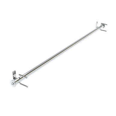 Quiet Glide Track Kit, 3ft, Use with Single Roller, Includes Vertical ...