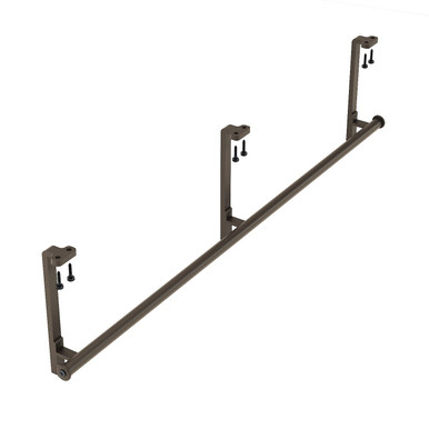 Quiet Glide Track Kit, 4ft, Use with Double Roller, Include Ceiling ...