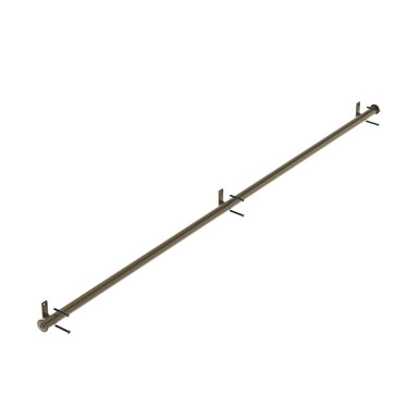 Quiet Glide Track Kit, 6ft, Use with Single Roller, Includes Vertical ...