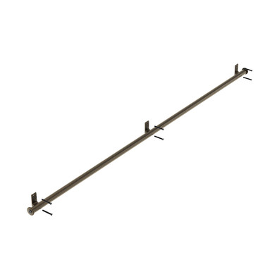 Quiet Glide Track Kit, 6ft, Use with Double Roller, Includes Vertical ...