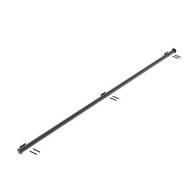 Quiet Glide Track Kit, 6ft, Use with Single Roller, Includes Horizontal ...