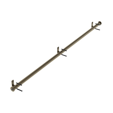 Quiet Glide Track Kit, 4ft, Use with Single Roller, Includes Vertical ...