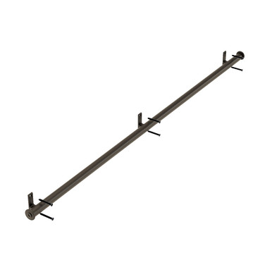 Quiet Glide Track Kit, 4ft, Use with Single Roller, Includes Vertical ...