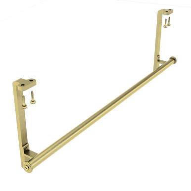 Quiet Glide Track Kit, 3ft, Use with Double Roller, Include Ceiling ...