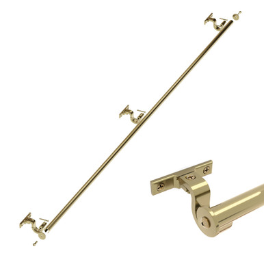 Classic No. 1 Track Kit, 6ft Track with Horizontal Hook Mounting ...