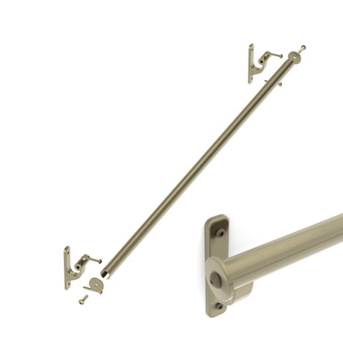 Classic No. 1, Track Kit, 3ft, Use With Single Hook, Includes Vertical ...