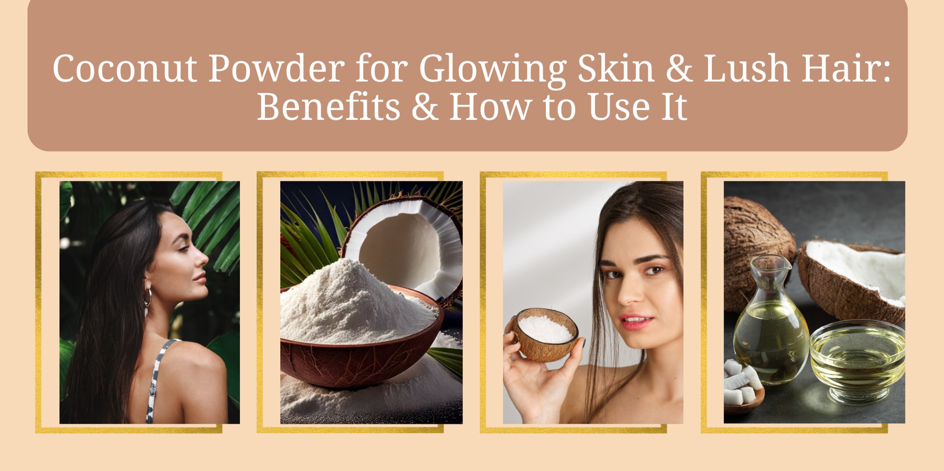Coconut Powder for Glowing Skin & Lush Hair: Benefits & How to Use It ...