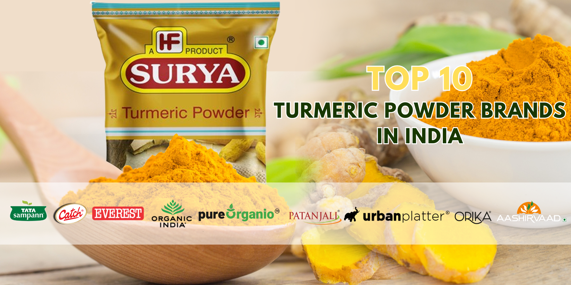 Top 10 Turmeric Powder Brands in India - www.suryamasale.com