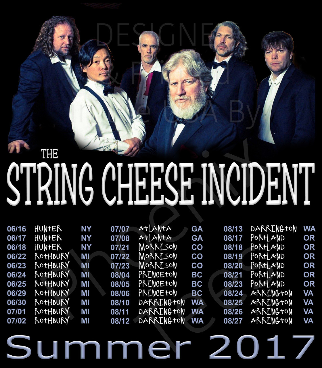 String Cheese Incident 2017 Concert Tour T-Shirt - Phoenix Tees