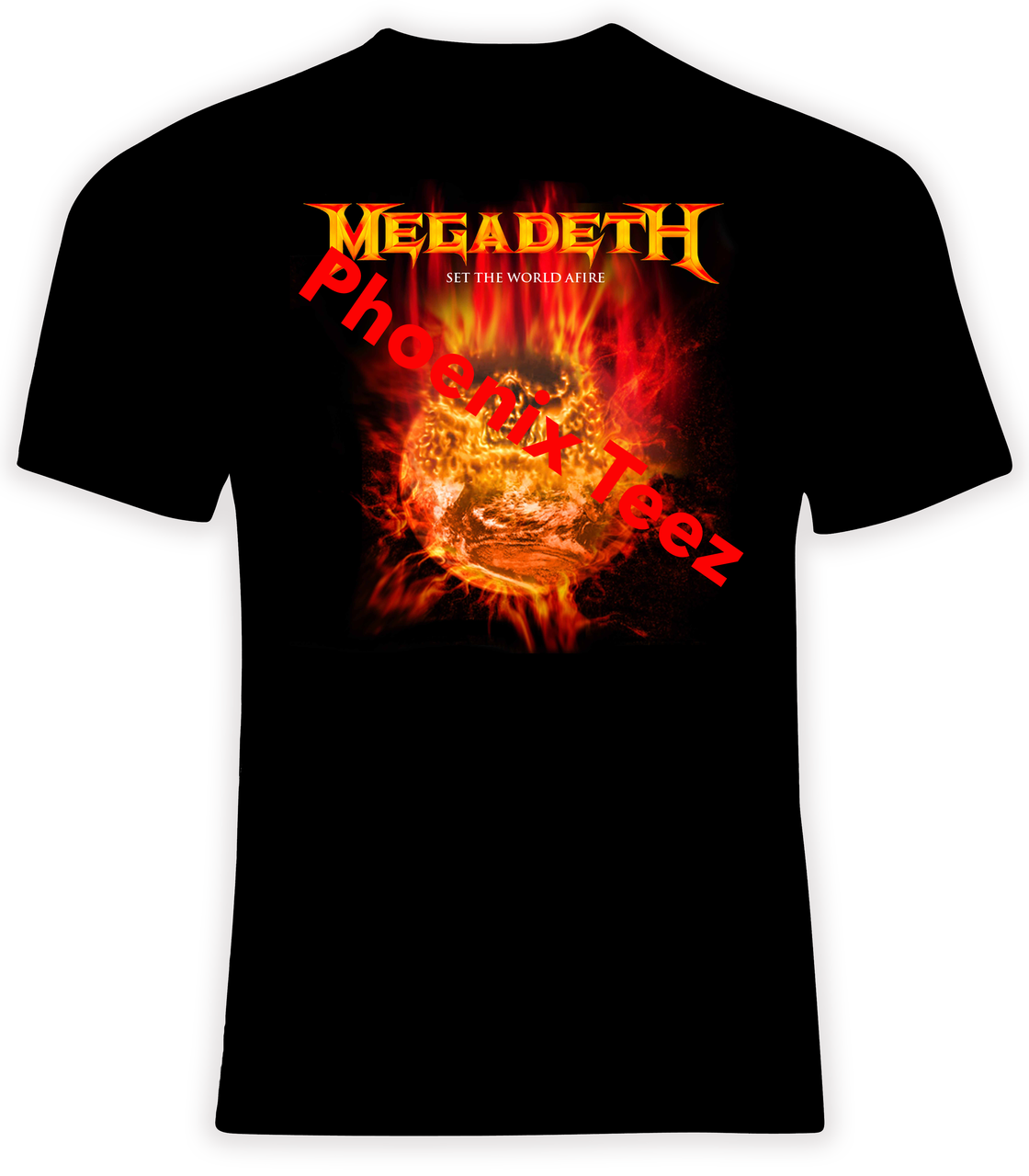 Megadeth Set the World Afire - Phoenix Tees