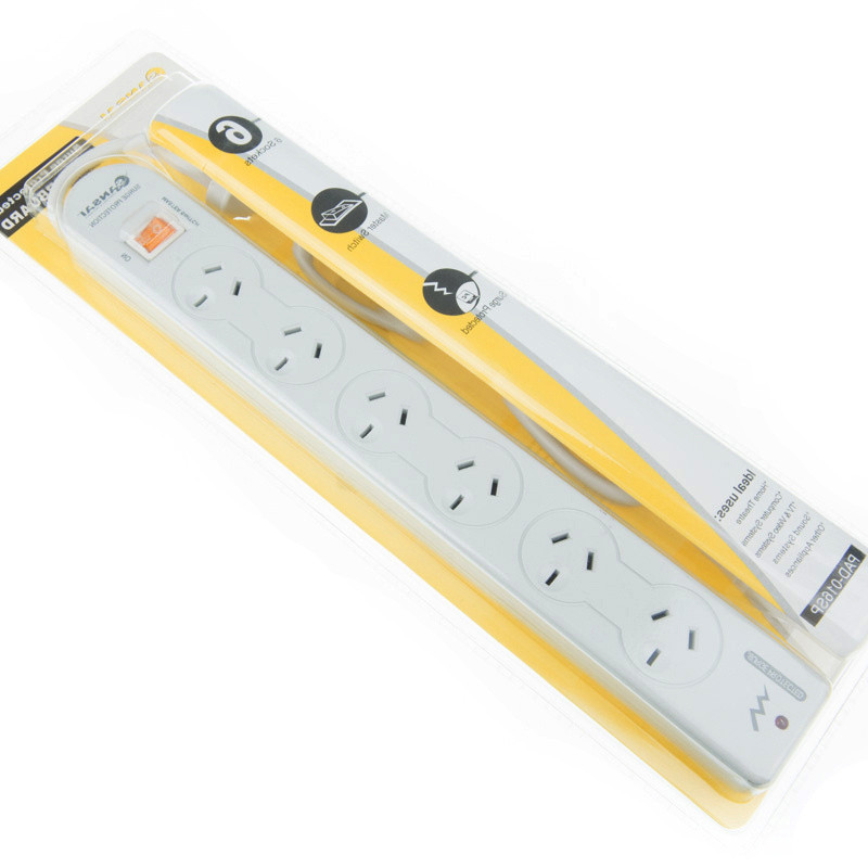 6 Way Surge Protected Power Board - SB Technology