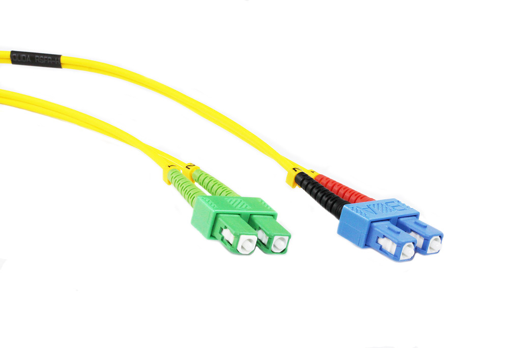 20M OS1 Singlemode SC-SCA Fibre Optic Cable - SB Technology