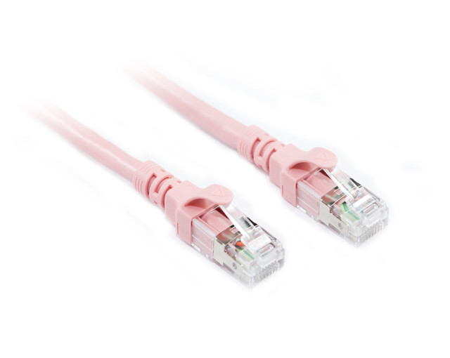 3M Salmon Pink CAT6A 10Gb SSTP/SFTP Cable - SB Technology