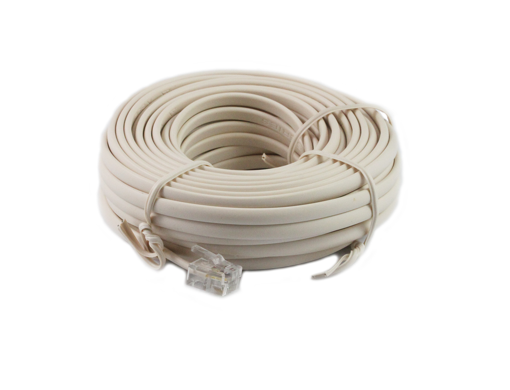 20M RJ11/RJ11 Telephone Cable - SB Technology