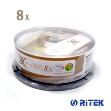 Ritek Ridata DVD+R Double Layer 8x White top Printable 25pcs - SB ...