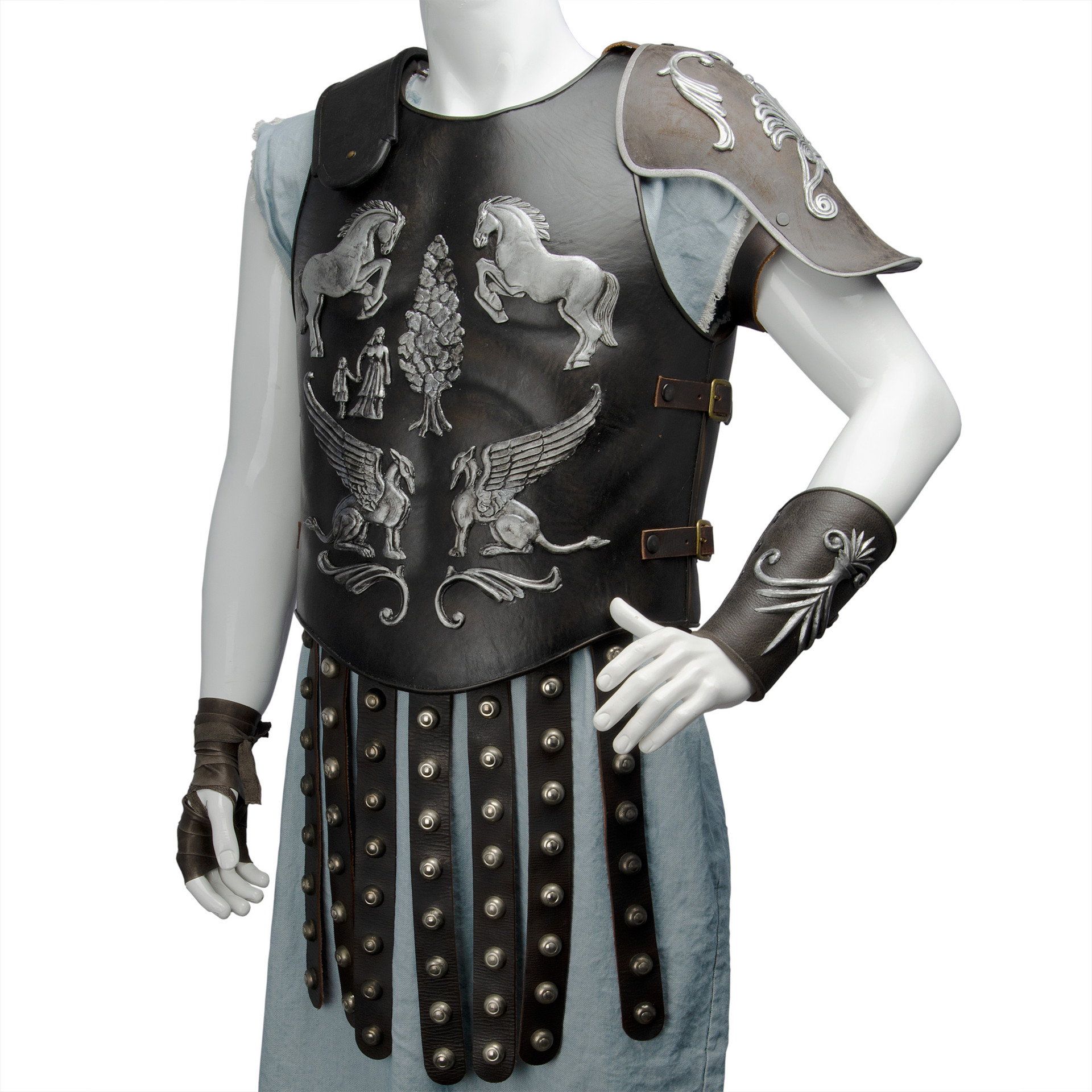 General Maximus Gold Greaves