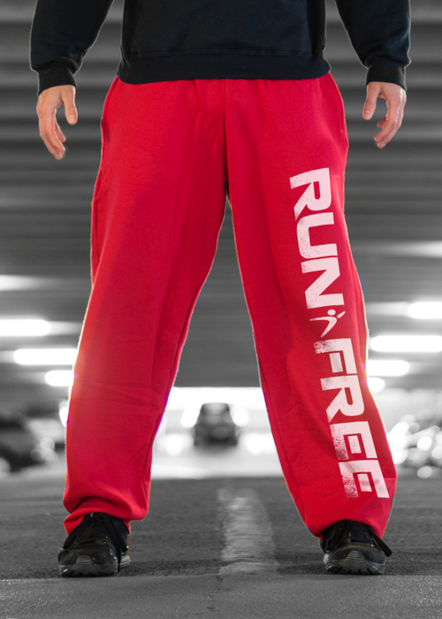 Run Free Pants - Red | Take Flight - The Official Clothing of Parkour.