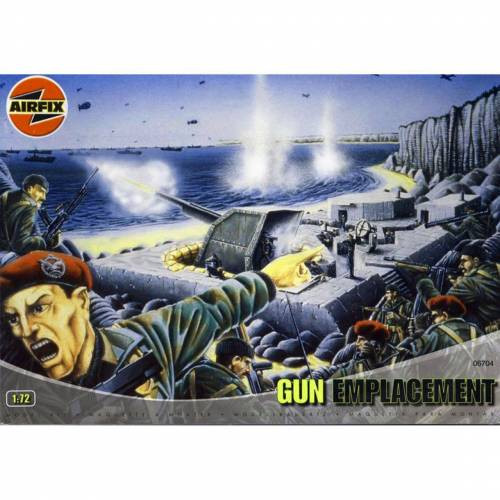 Airfix A06704 Gun Emplacement 1:72 Scale Model Figures