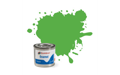 Humbrol AA0037 enamel paint bright green - Hobby Bounties