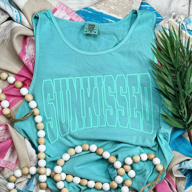 Sunkissed MINT PUFF Pigment Dyed Tank