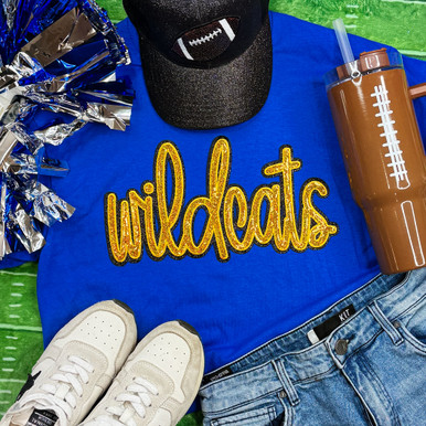 Wildcats Gold Sequin Tee