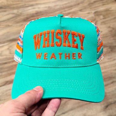 Whiskey Weather Embroidered Aztec Completed Hat