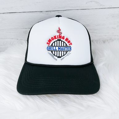 Smoking Hot Grill Master Embroidered Trucker Hat