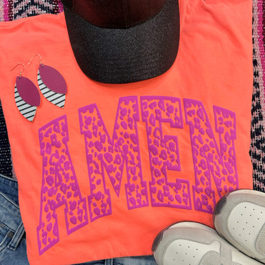 Amen PINK PUFF Pigment Dyed Tee