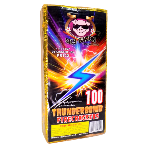 Thunderbomb Firecrackers 100s (Pack) - Lee Family Fireworks