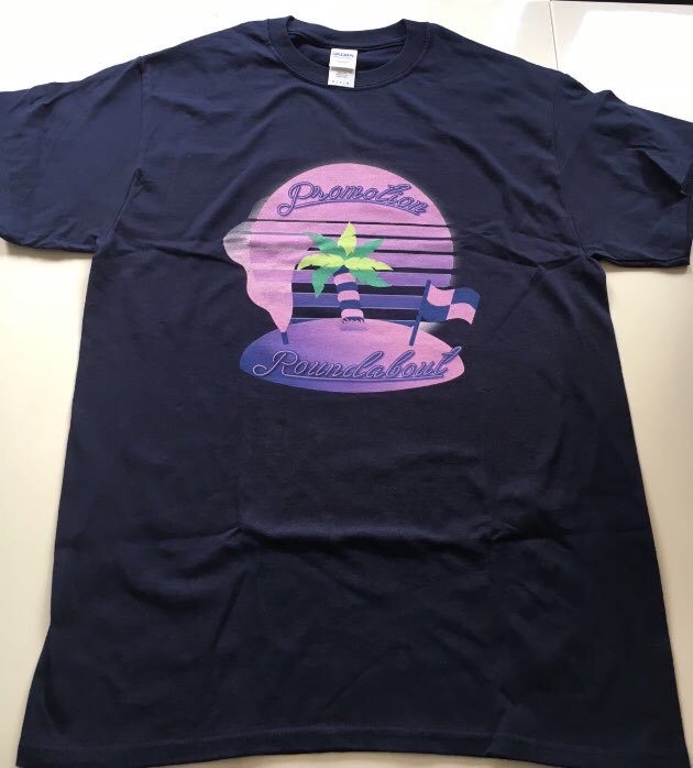 Adult Promotion Roundabout Navy T-Shirt - DHST