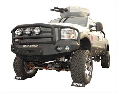 Road Armor Front Stealth Winch Bumper, Lonestar Guard, Satin Black 11 ...