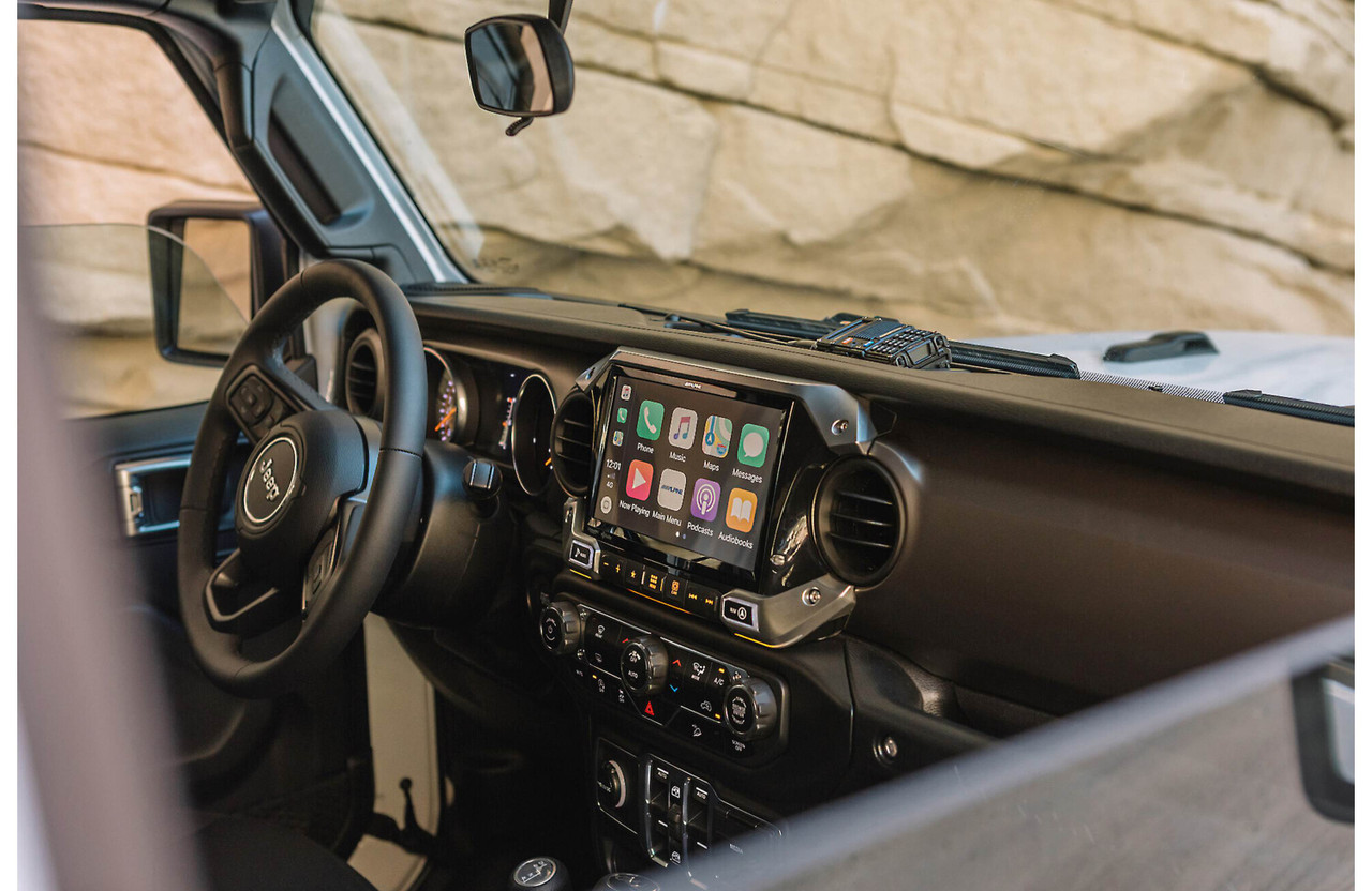Alpine Digital Multi Media Head Unit, Jeep JL/Gladiator JT - X409-WRA-JL