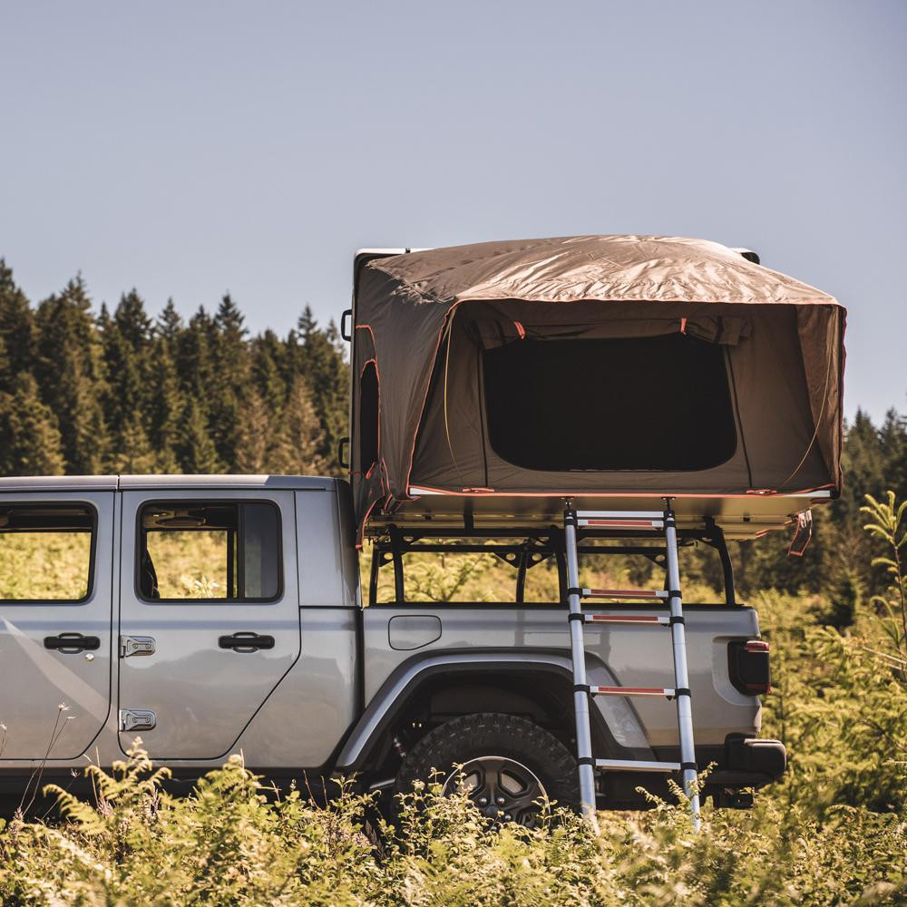 Tuff Stuff® ALPHA™ Hard Top Side Open Tent, Gray, 4 Person - TS-RTT-CS-GR