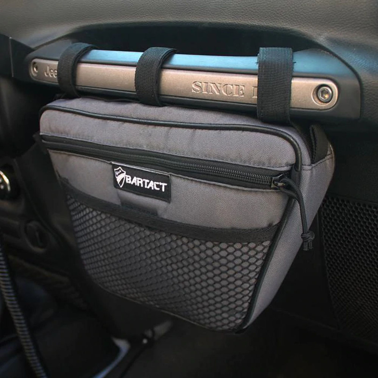 Bartact Dash Grab Handle Storage Bag Jeep Wrangler Gladiator Utv
