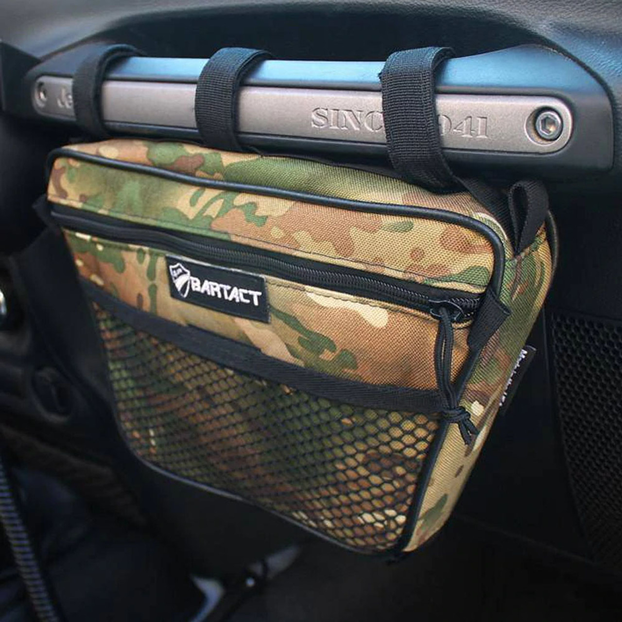 Bartact Dash Grab Handle Storage Bag Jeep Wrangler Gladiator Utv