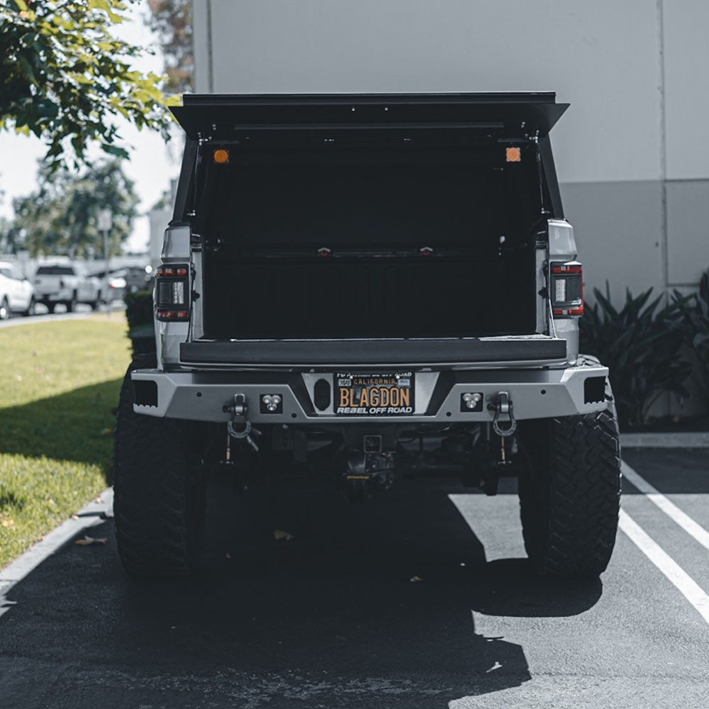 XCAP Enclosure for XPLOR Half Height Bed Rack, Jeep Gladiator 2020+